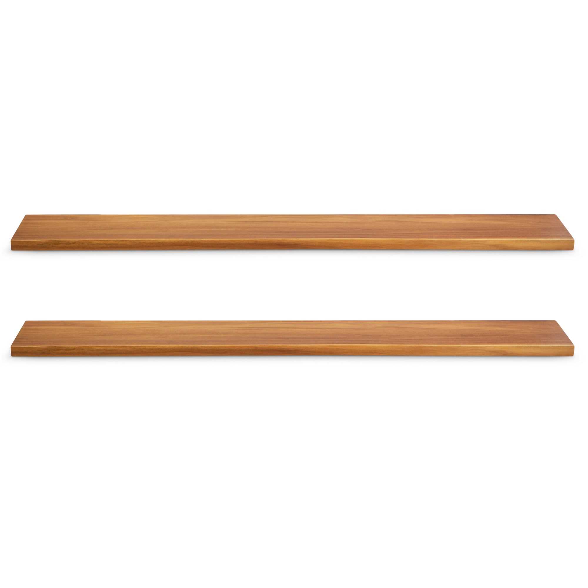 VT Industries Acacia 2-Pack Kit Floating Shelves | McKillican
