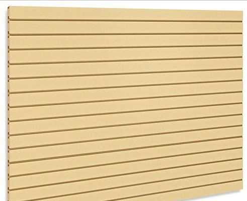Flakeboard America WP SW Slatwall - 3/4" x 4' x 8' Paint Grade 3" O.C ...